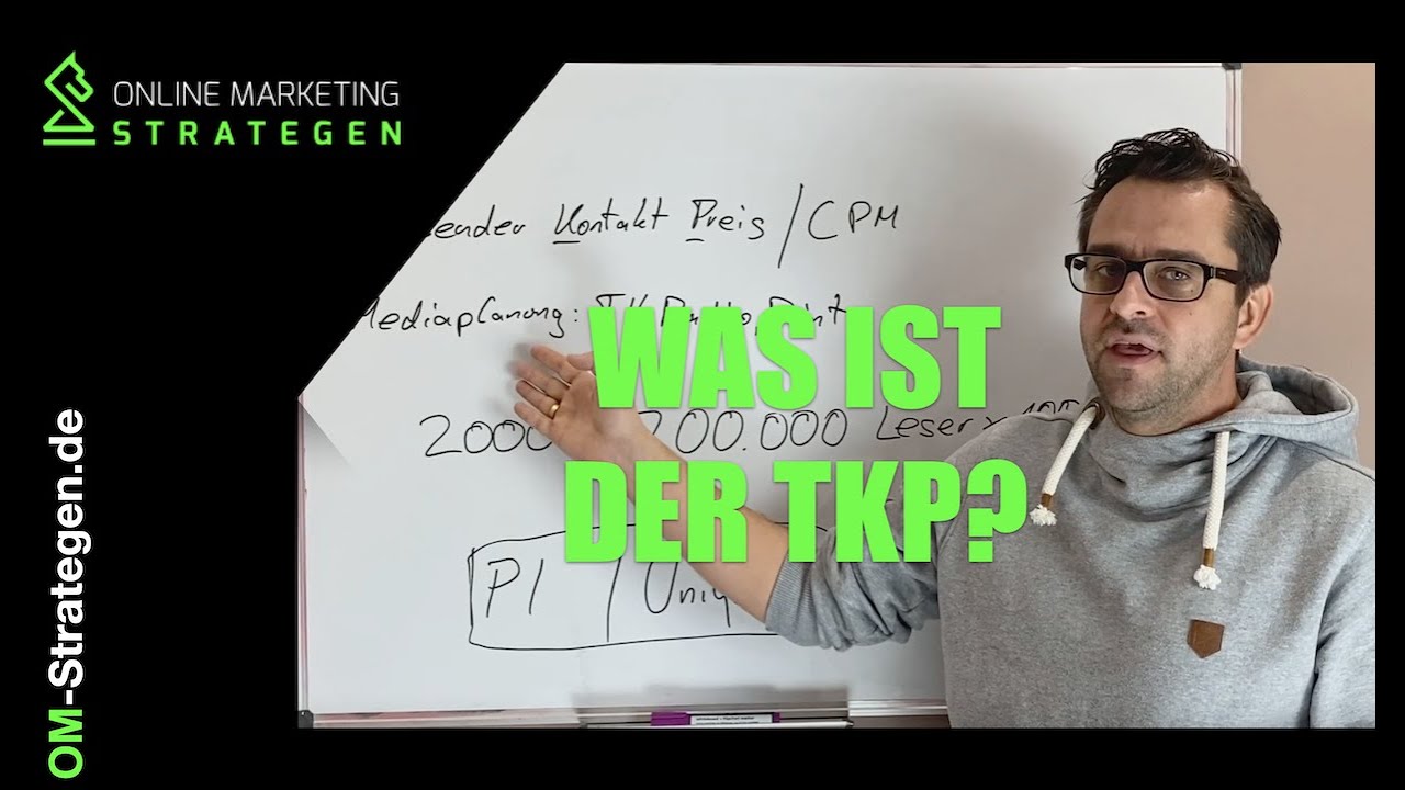 TKP (Tausender Kontakt Preis) und Berechnung erklärt - YouTube
