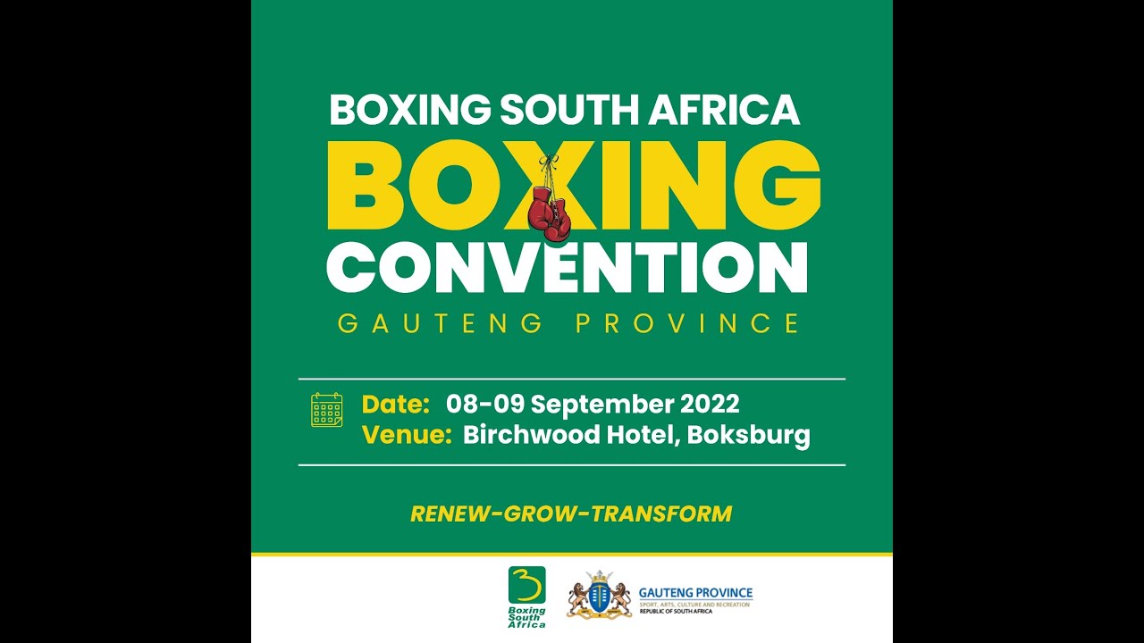 Boxing SA Convention 2022 - YouTube
