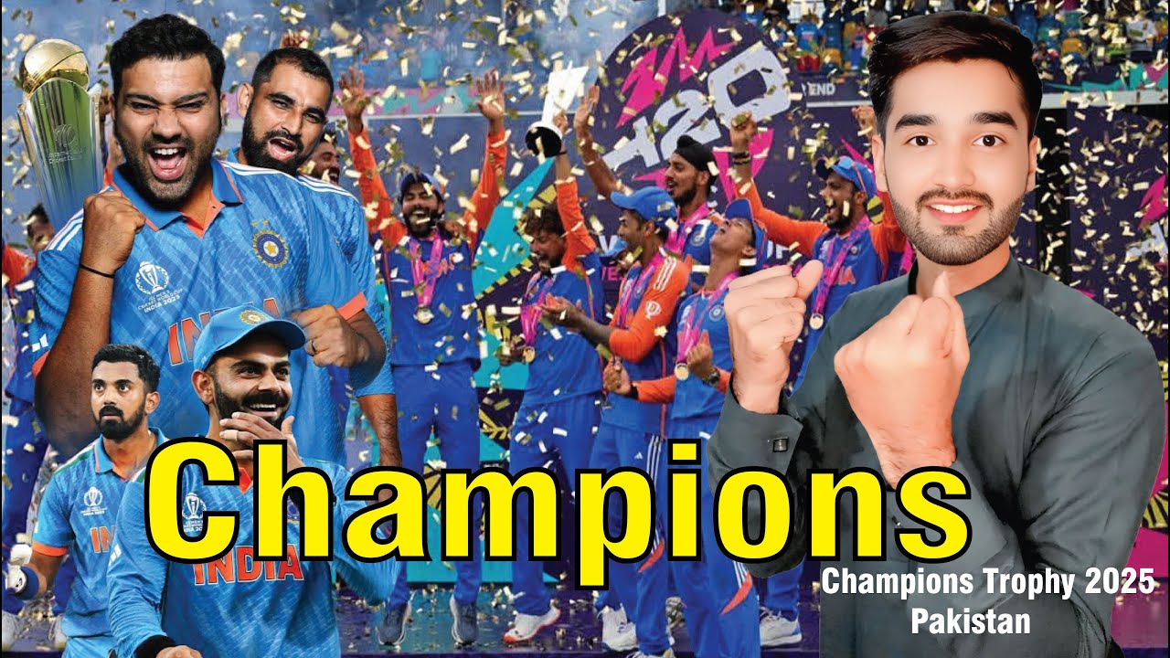 India Win The ICC Champions Trophy 2025 | India Vs New Zealand final ...