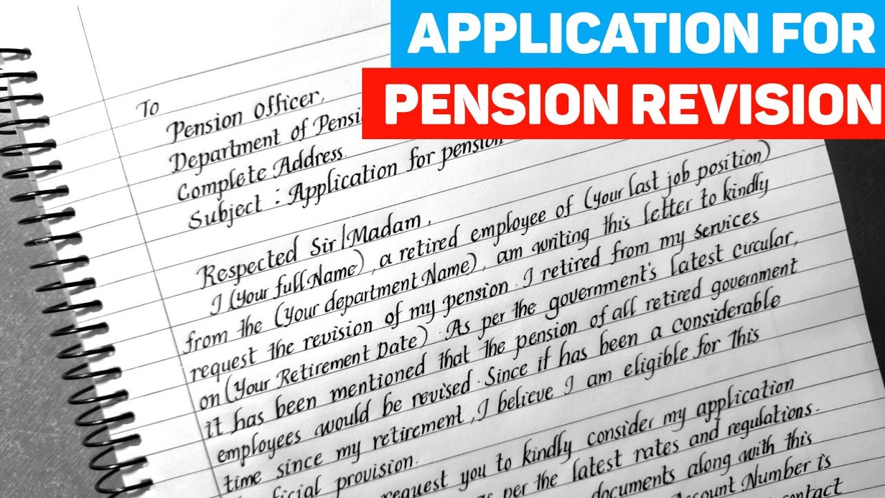 Application For Pension Revision - YouTube