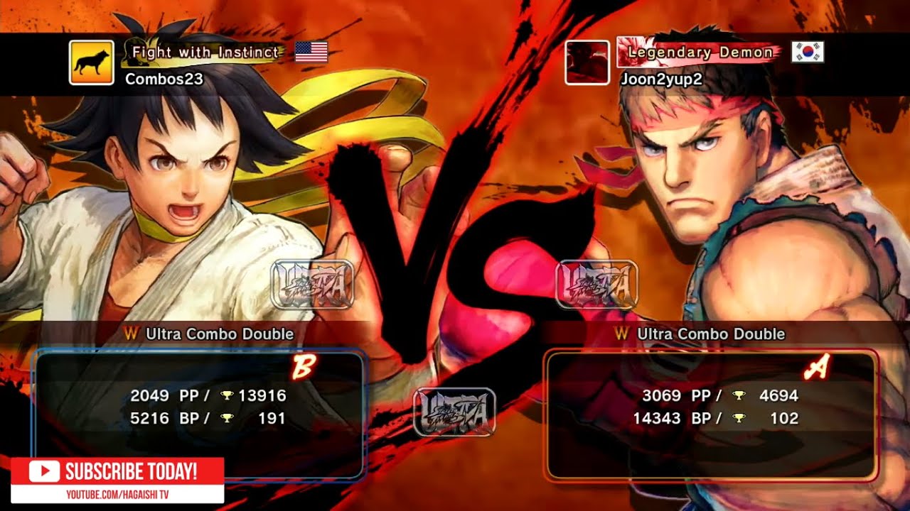 "Best Bout Replays" USF4 - Combos23 vs Joon2yup2 - YouTube