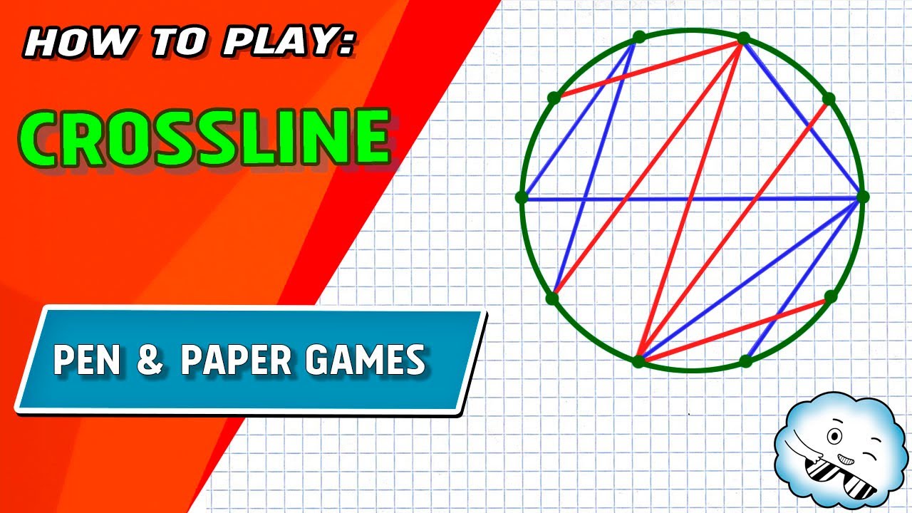 How to Play Crossline (pen and paper game) - YouTube