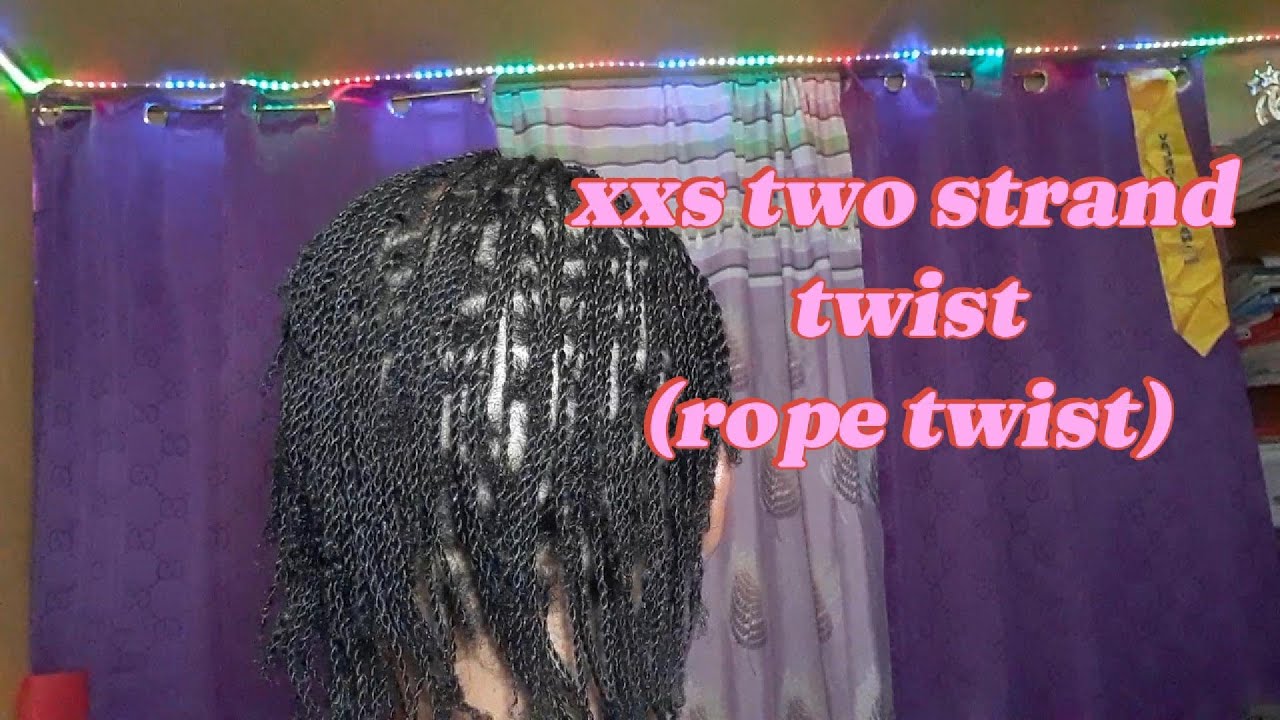 HOW TO: two strand twist on my own short natural (4c)hair. Amazing ...
