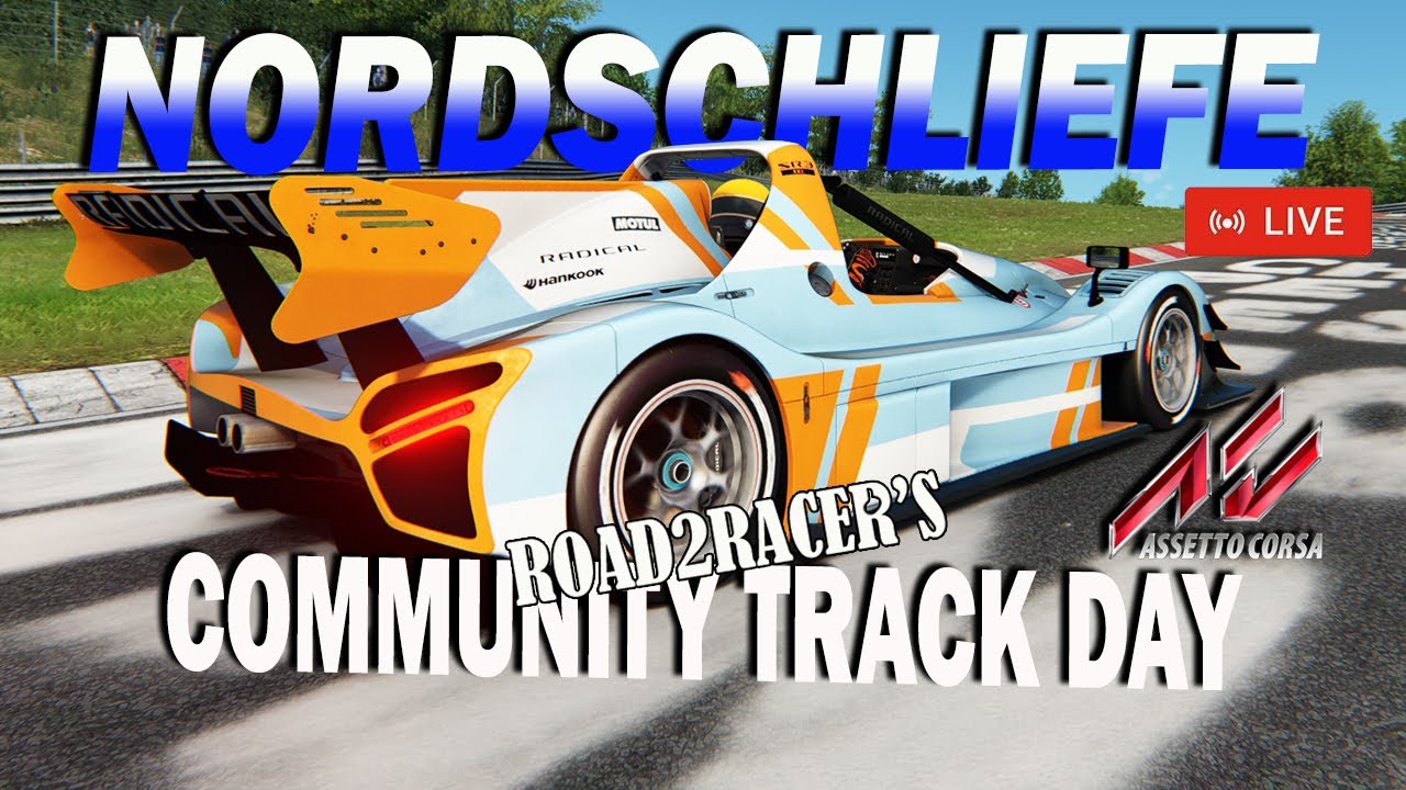 Live Nordschliefe AC Road2Race community Track Day and Practise - YouTube
