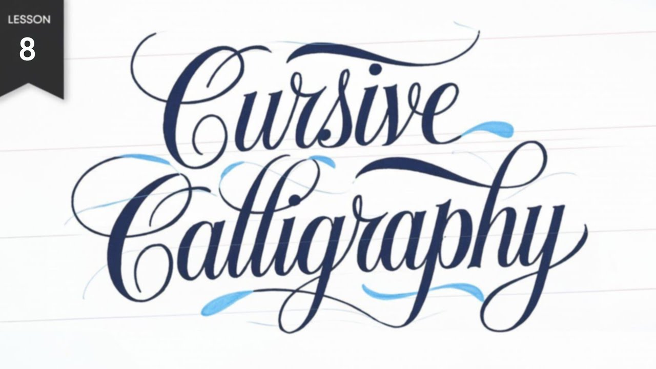 MASTERING CALLIGRAPHY LESSON 8 - YouTube
