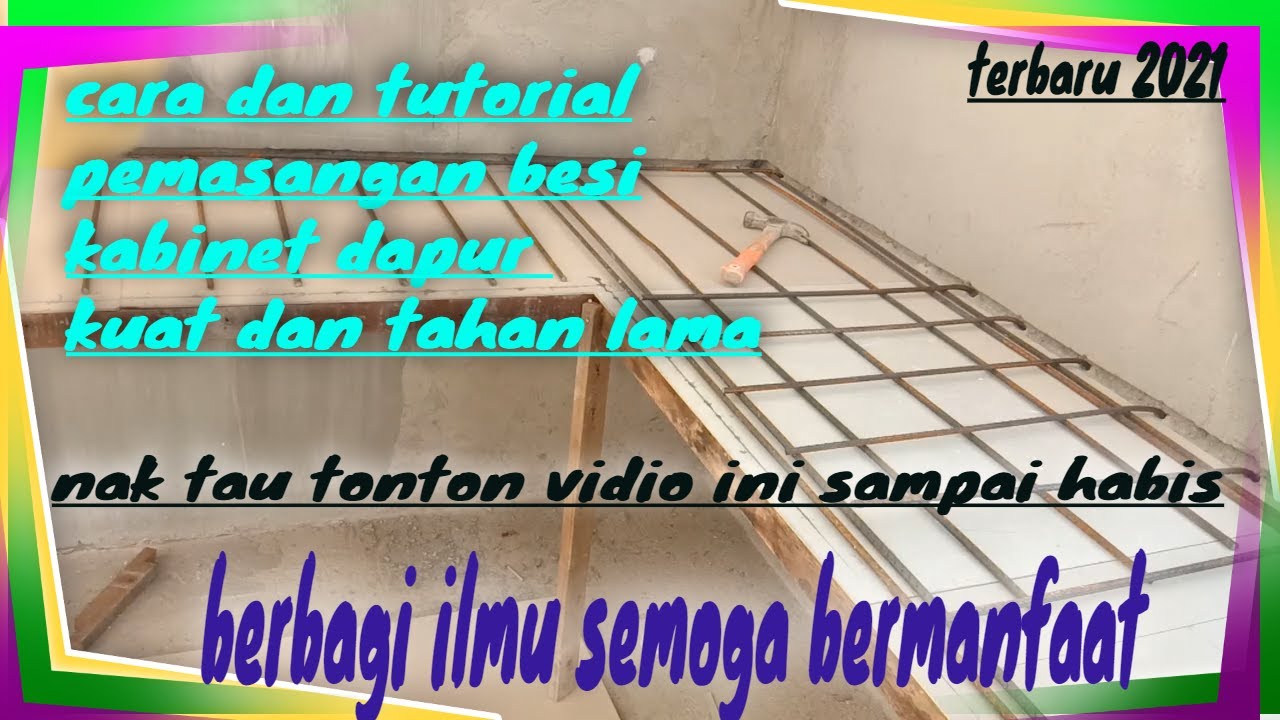 cara pemasangan besi kabinet y10 - YouTube