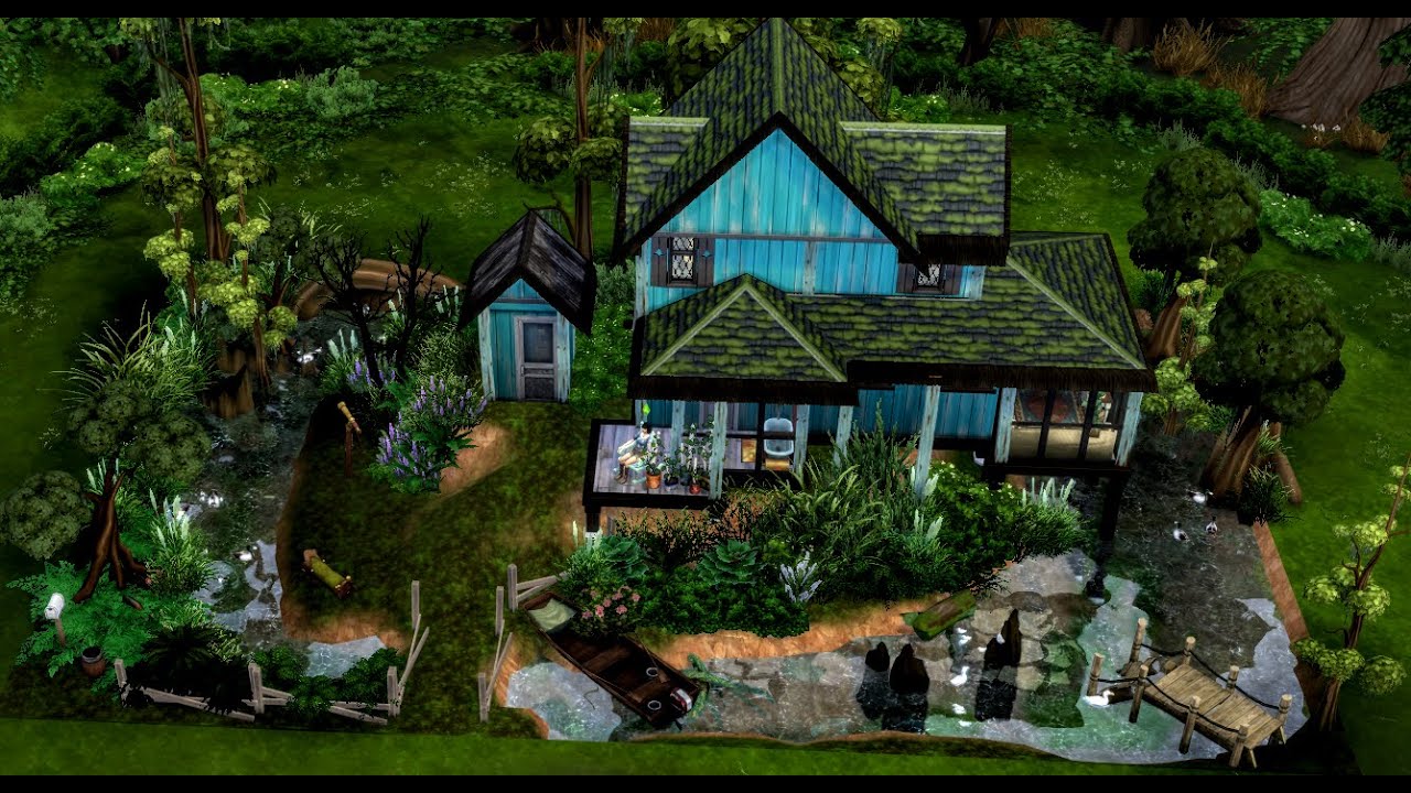 BLUE BAYOU NO CC SIMS 4 SPEED BUILD #sims4 #sims4build #speedbuild ...