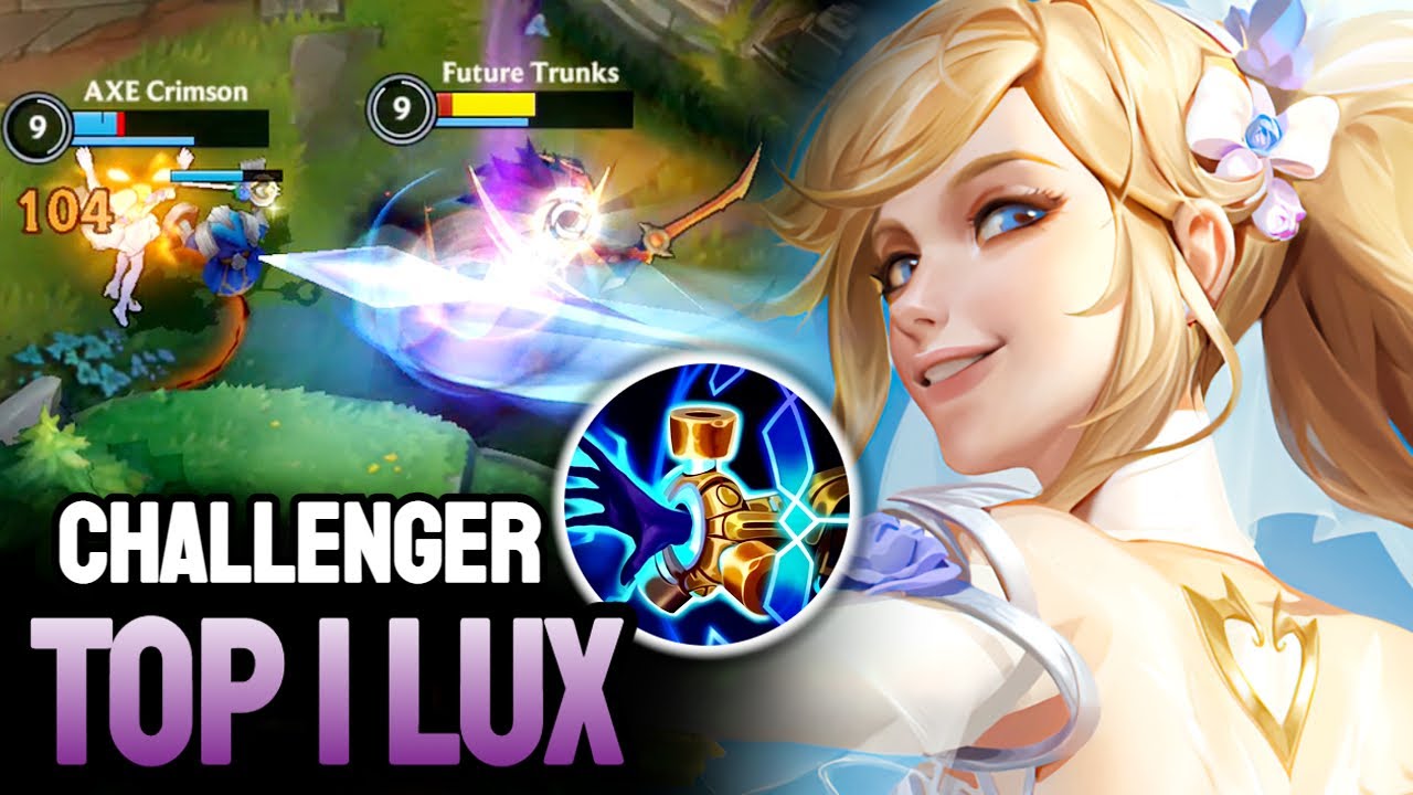 WILD RIFT LUX - TOP 1 LUX GAMEPLAY - CHALLENGER RANKED - YouTube