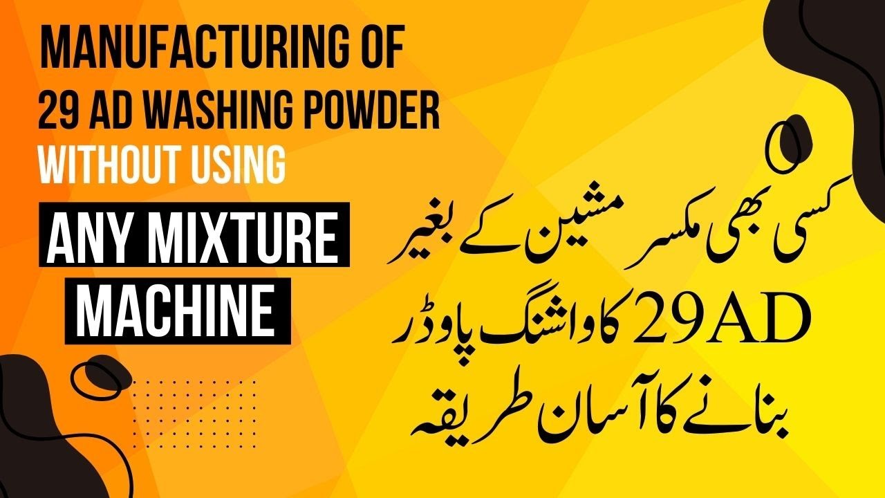 Best Quality Washing powder, Laundry detergent making by hand without ...