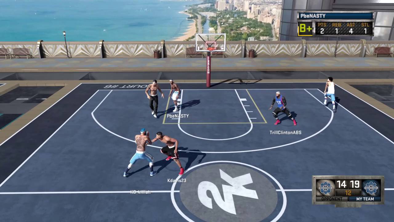 NBA 2K16 park rivet ps4 - YouTube