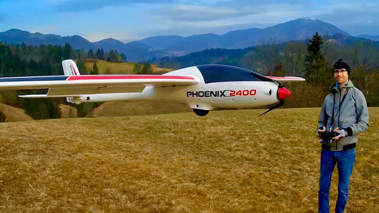 Volantex Phoenix 2400 RC E Glider 🇸🇮 - YouTube