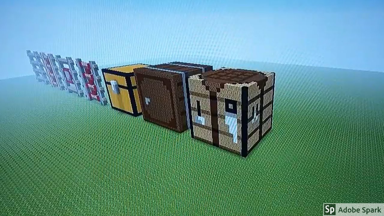 Building Every Block #7 - Crafting Table Tutorial - YouTube