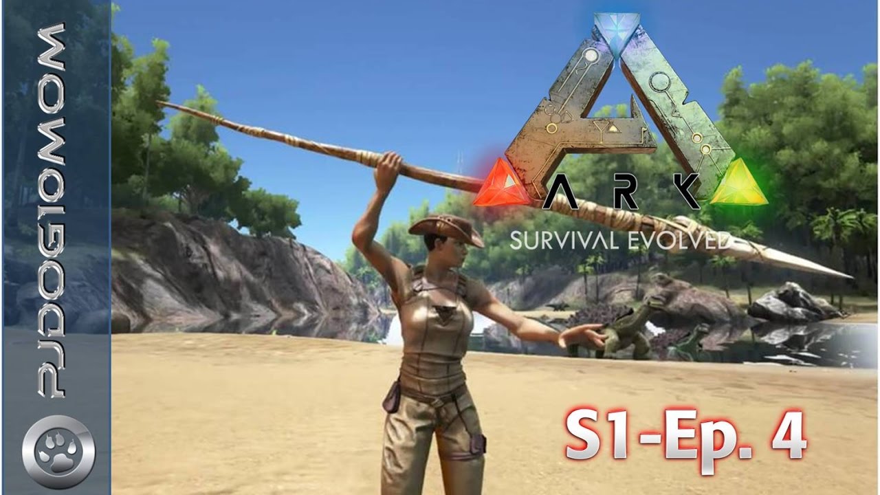 ARK Survival Evolved | S1- Ep 4 | Fishing for Piranhas! - YouTube