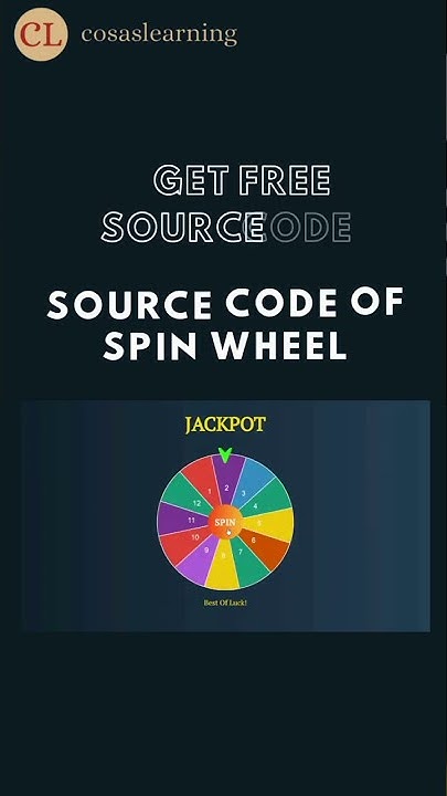 Source Code Of Spin Wheel Cosas Learning Free Source Code #shorts #coding #wheelspin # ...