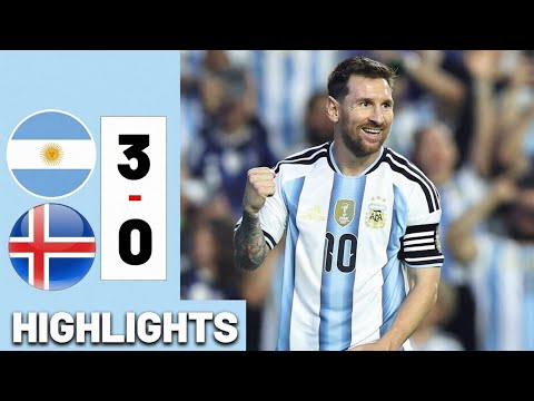 Argentina vs Iceland 3-0 | Messi GOAL - All Goals & Highlights 2026Argentina vs Iceland 2026