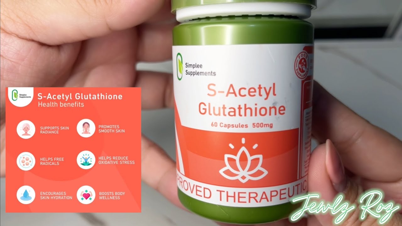S-Acetyl Glutathione from Simplee Supplements FDA Approved More ...
