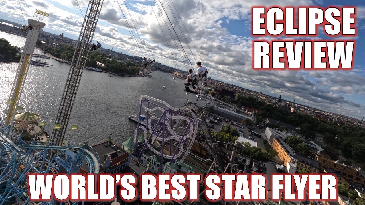 Eclipse Review, Grona Lund Funtime Star Flyer | Best Ride of its Kind - YouTube