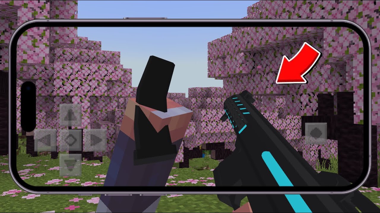 ADDON Blue Archive for Minecraft PE | 3D Guns Addon - YouTube