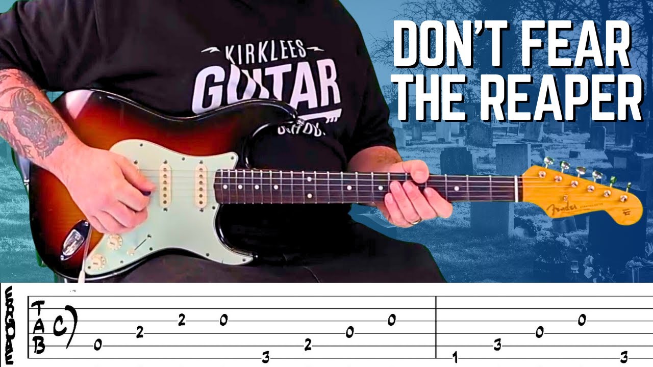 Blue Oyster Cult | Don't Fear The Reaper Guitar Tutorial | FREE ...