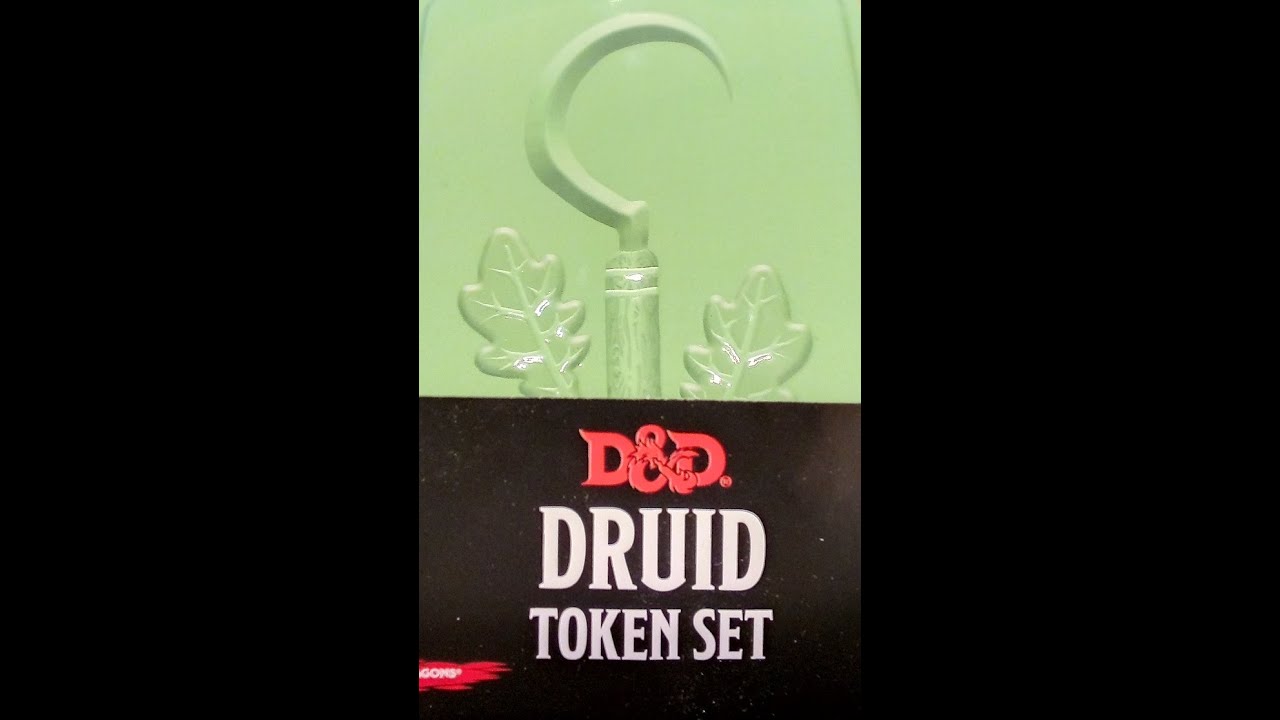 D&D Druid Token Set (2020, Gale Force Nine) -- What's Inside - YouTube