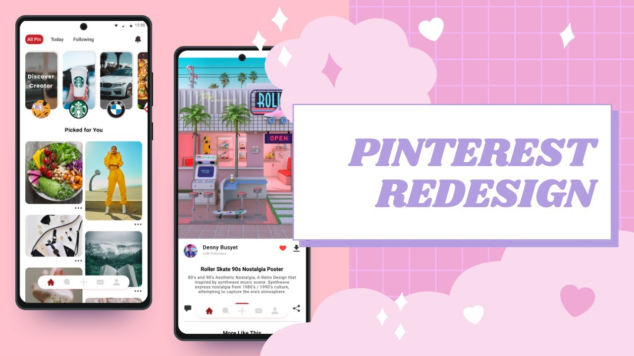 Figma Tutorial : Pinterest Redesign - Part 1 - YouTube