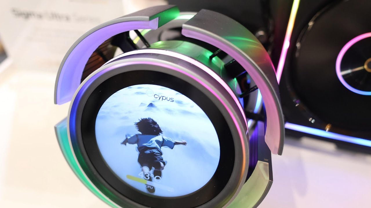 Ocypus has the best looking AIO ever, and functionally impressive too! See it at Computex 2025 ...