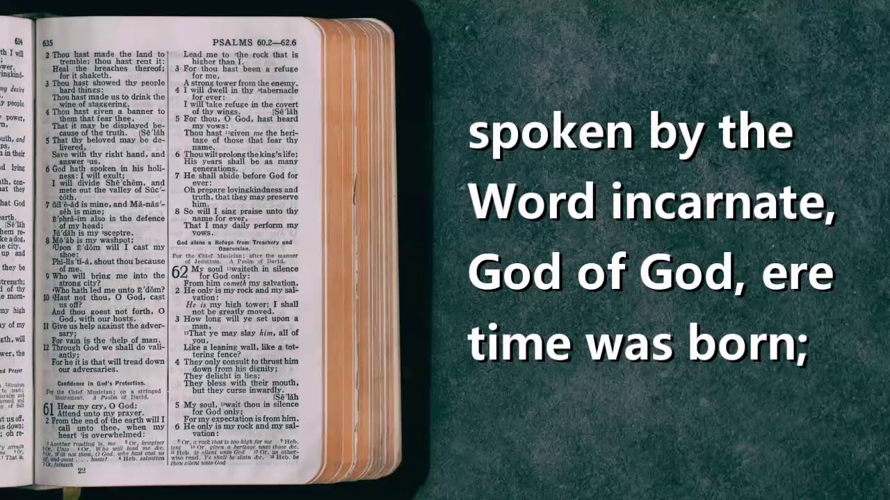 Hymn, God Hath Spoken By the Prophets, UMH 108, performed by Wesley ...