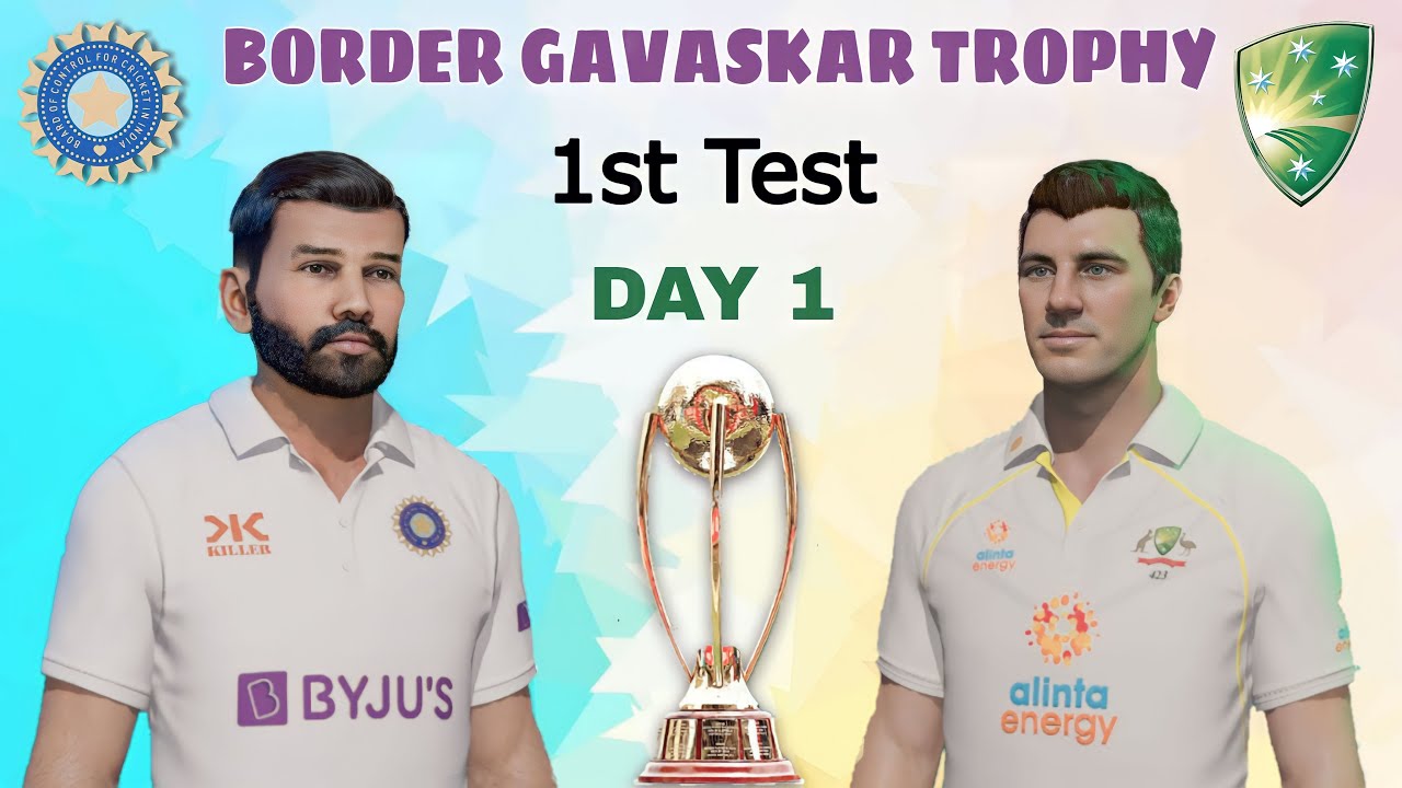 🔴Live - India vs Australia 1st Test Match Day 1 - Border Gavaskar ...