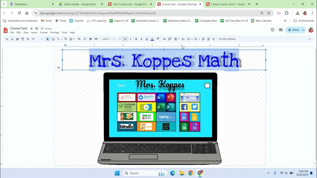 Creating Canvas Course Cards for Elementary Students - YouTube