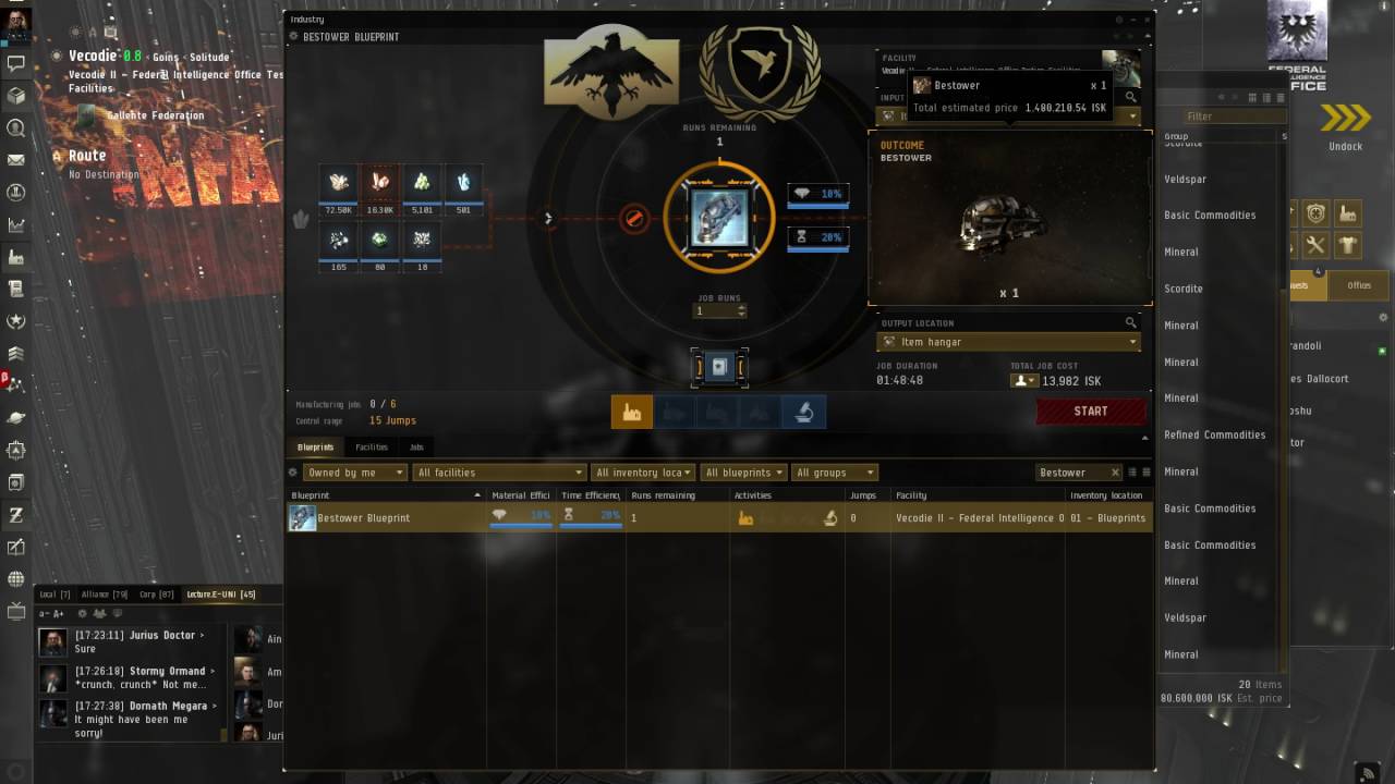 EVE University - Building a Bestower - YouTube