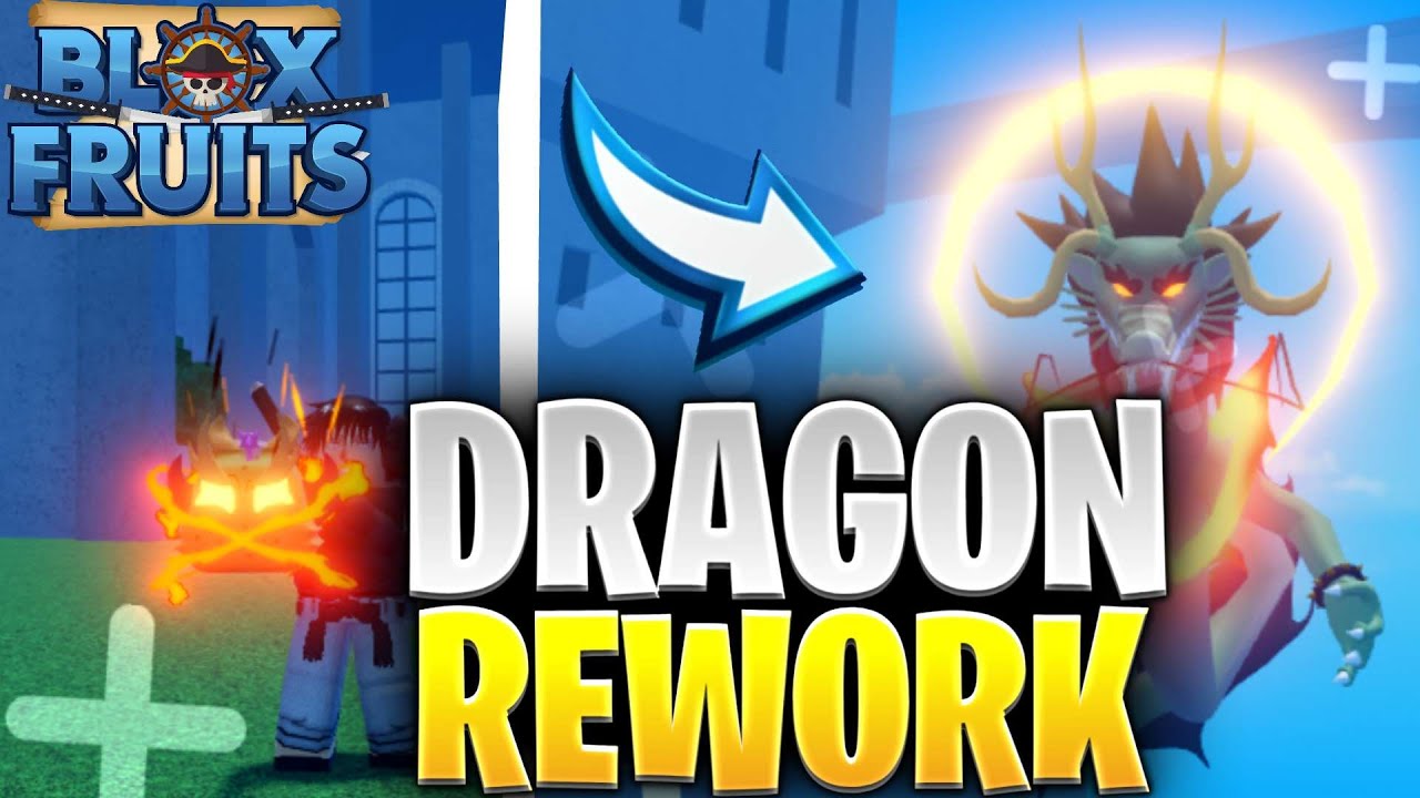 TESTEI A NOVA DRAGON REWORK🐉DO BLOX FRUITS!!!! (FAN MEDE) - YouTube
