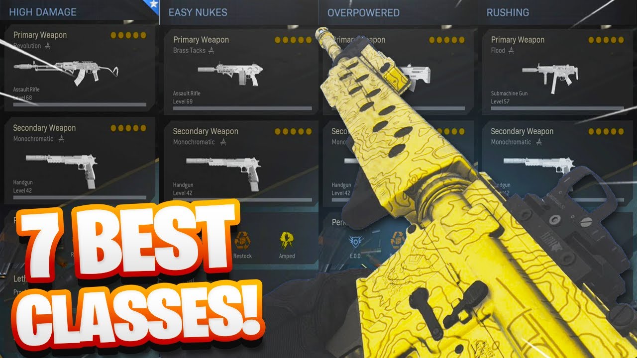 TOP 7 MOST OVERPOWERED CLASS SETUPS IN MODERN WARFARE! - BEST CLASS ...