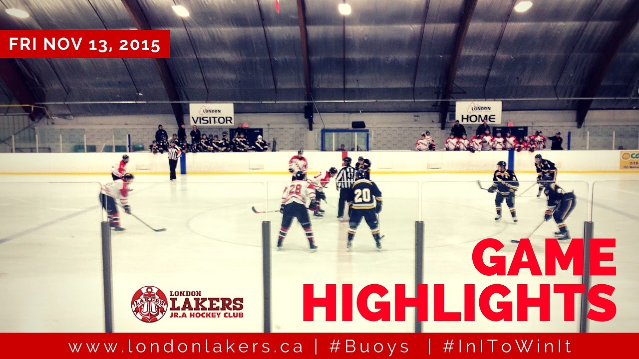 Game Highlight: Toronto Predators (3) vs London Lakers (5) - GMHL (11 ...