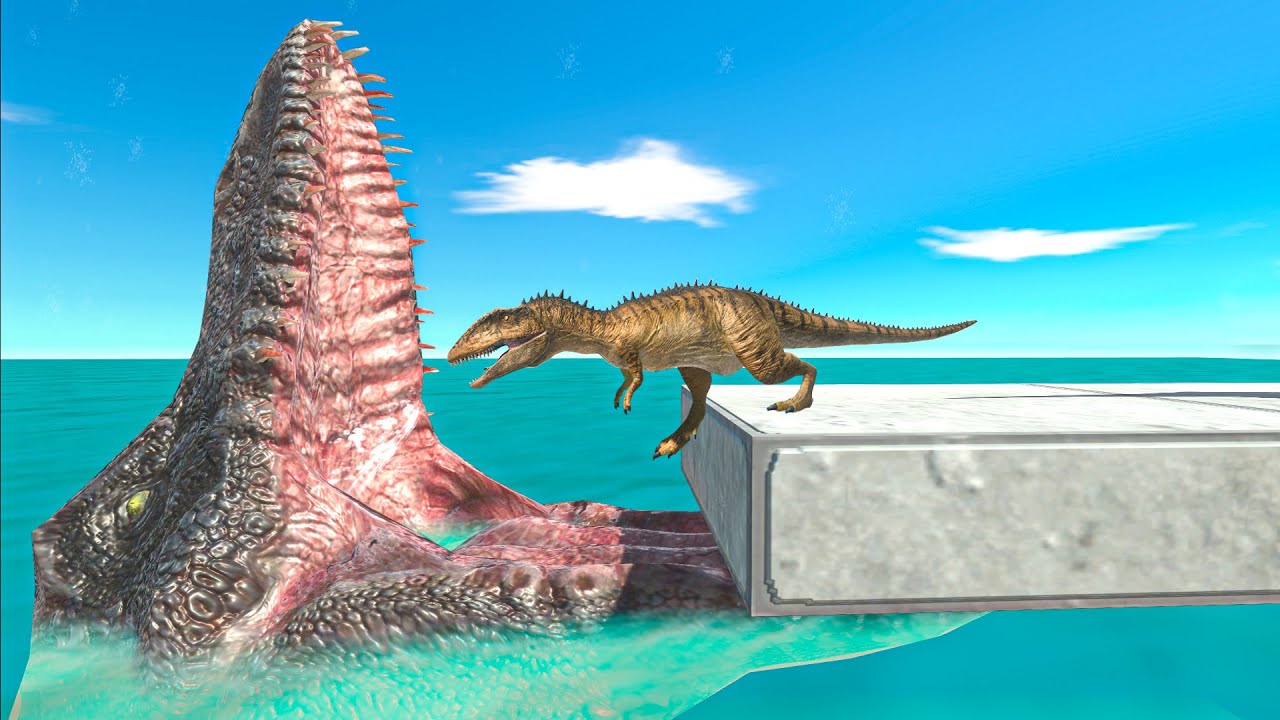 DANGEROUS MOSASAURUS - Animal Revolt Battle Simulator - YouTube