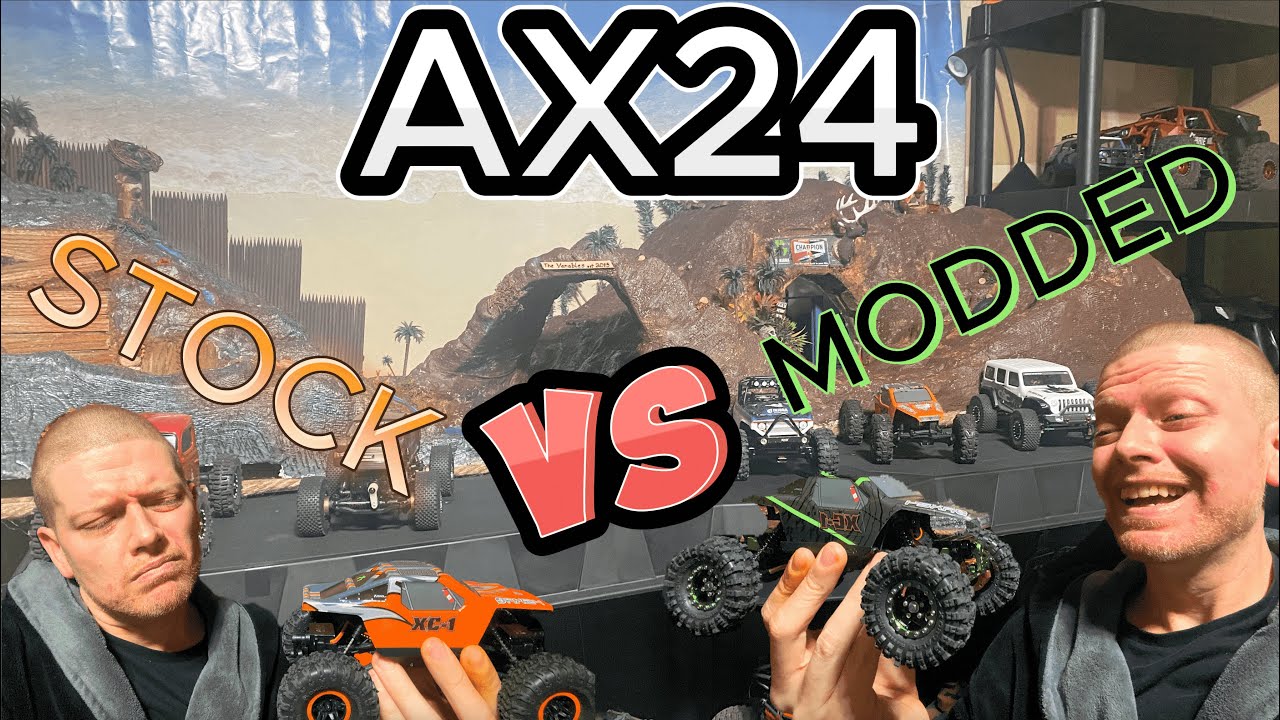 Axial AX24 Stock vs. Modded - YouTube