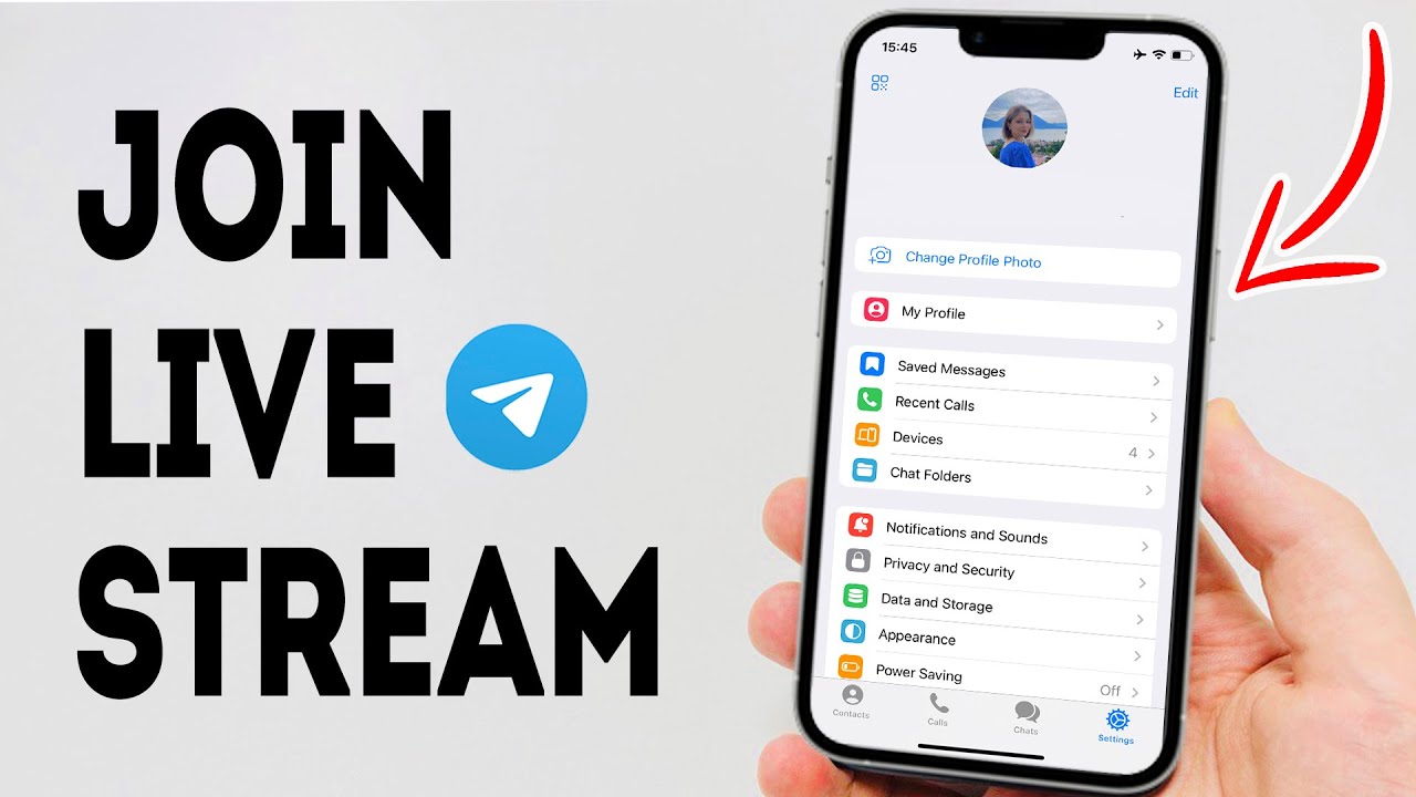 How To Join Telegram Live Stream - Full Guide - YouTube