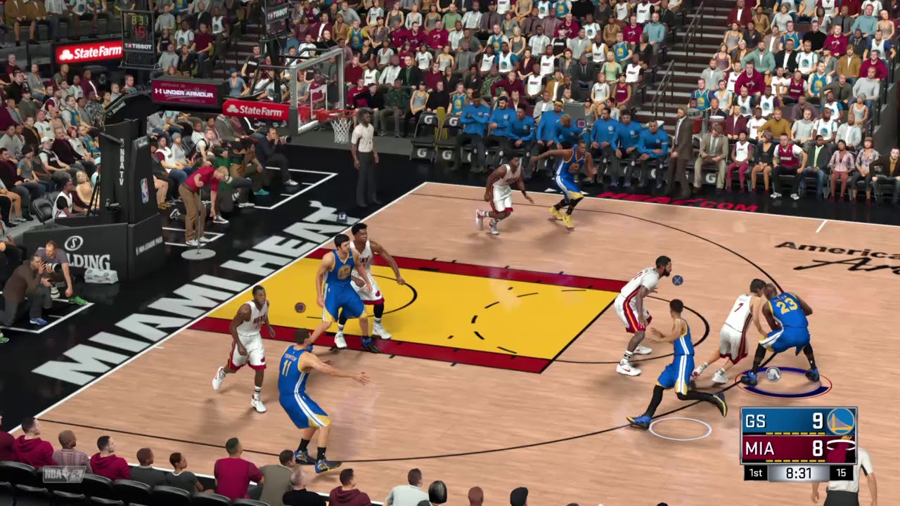 NBA 2K17 Use Screen Button to come meet the pass - YouTube