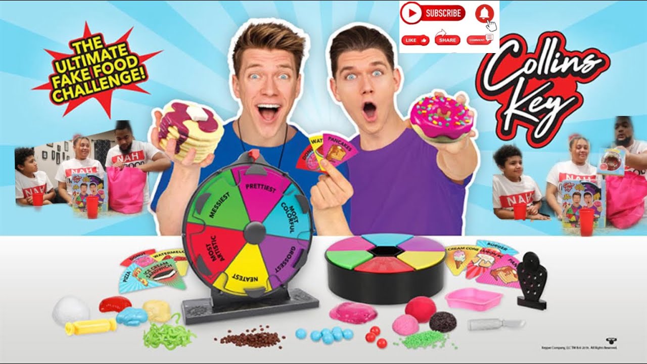 COLLINS KEY|| THE ULTIMATE FAKE FOOD CHALLENGE|| - YouTube