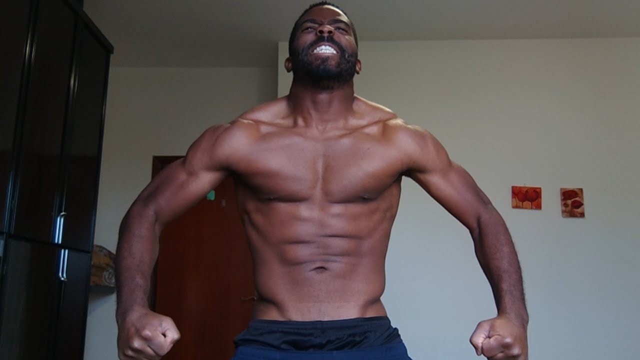 My muscles are growing bigger with Push Ups - Day 39 - YouTube