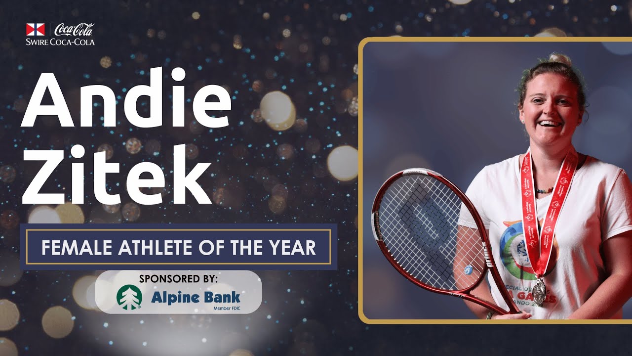 Andie Zitek - Female Athlete of the Year - YouTube