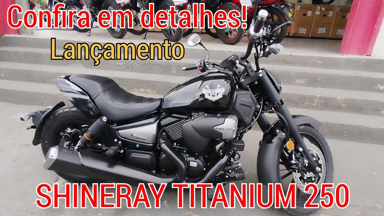 Lançamento! Nova CUSTOM Shineray TITANIUM 250 , confira em detalhes! # ...