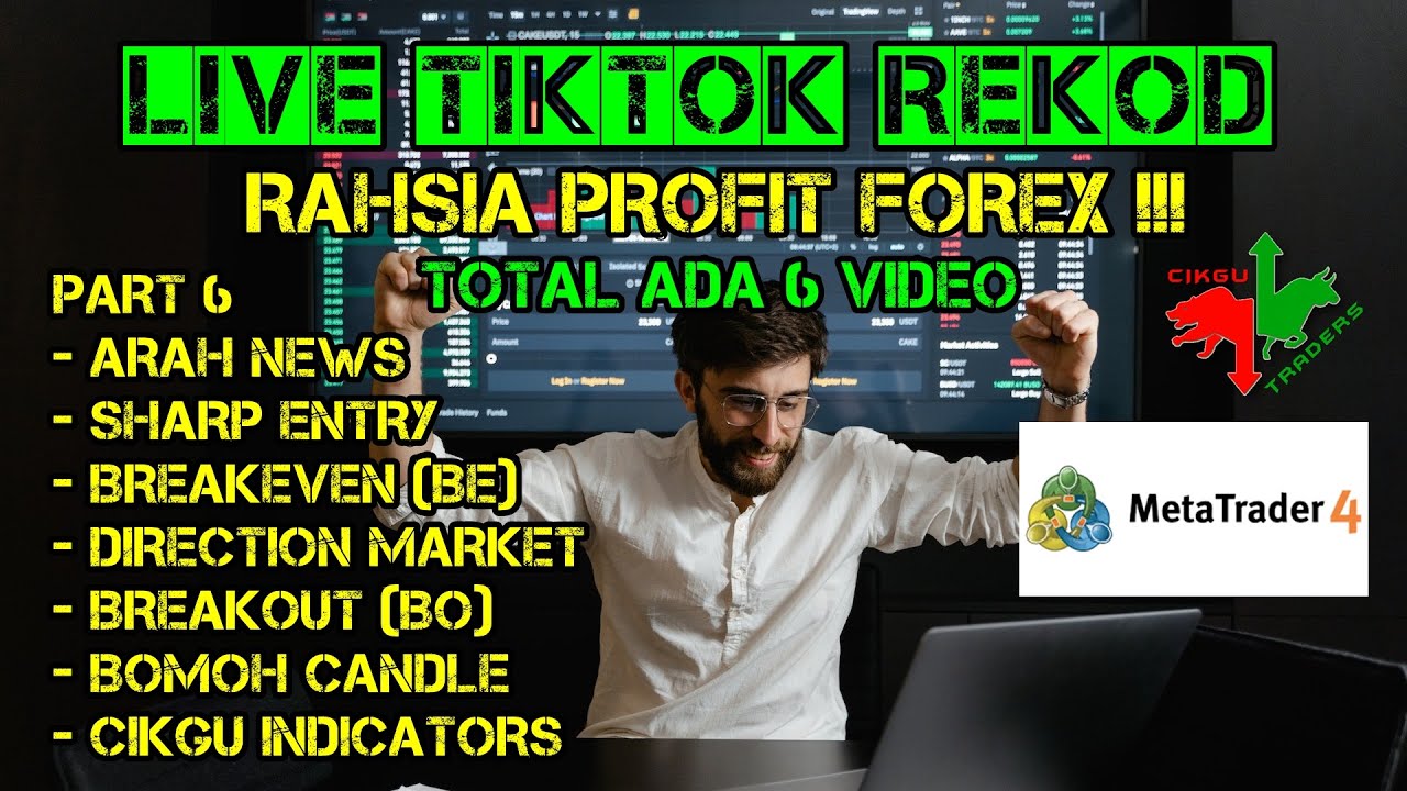 LAST PART 6 LIVE TIKTOK FOREX FULL TUTORIAL | BE BO | SHARP ENTRY ...