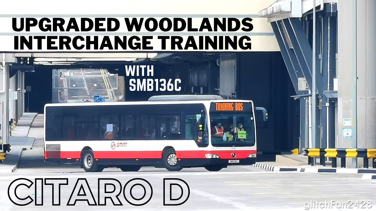 [SMRT] MB Citaro Demonstrator Training inside Upgraded Woodlands ...
