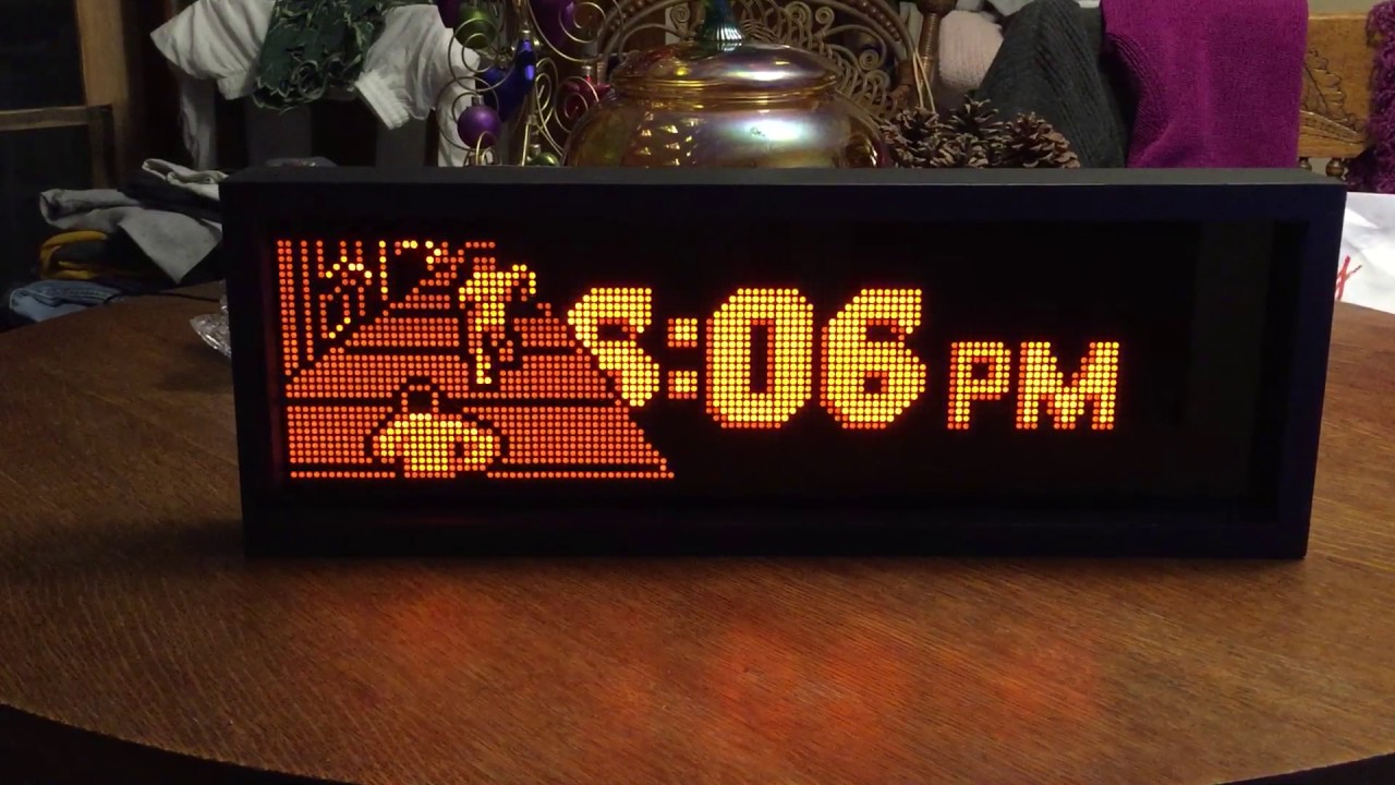 GiantDOTS display from the Boston Pinball Company using a Run-DMD as a ...