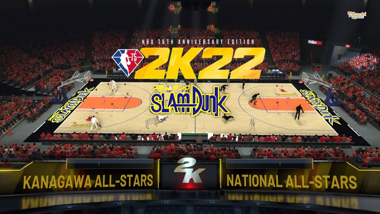 NBA 2K22 Slam Dunk Mod - Kanagawa All-stars vs National All-stars - YouTube