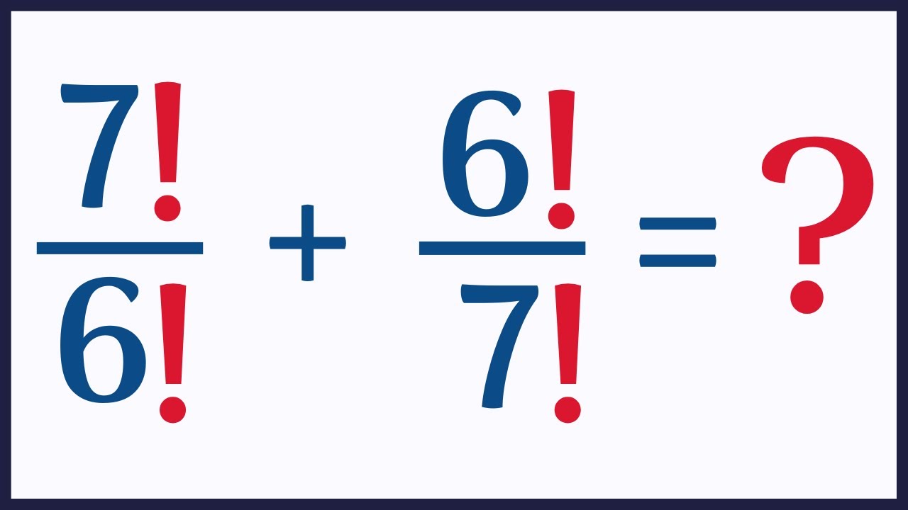 🔥 FATORIAL | Como Simplificar Expressão Fatorial Algébrica? - YouTube