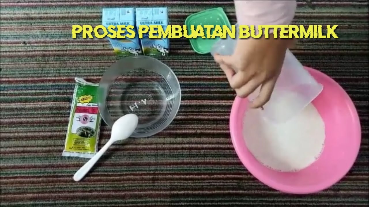 Proses Pembuatan Butter Milk - YouTube