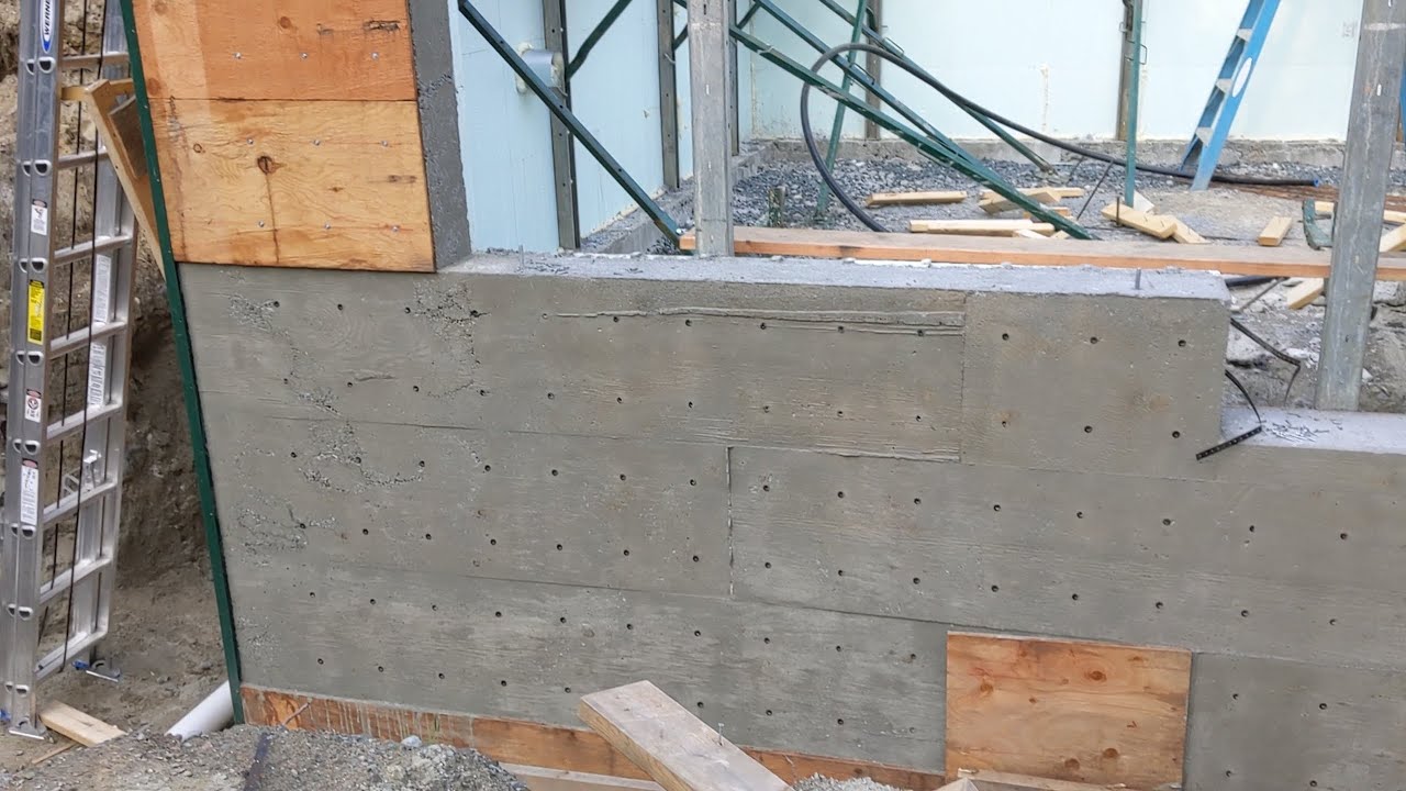 Nudura One Series ICF foundation pour and strip - YouTube