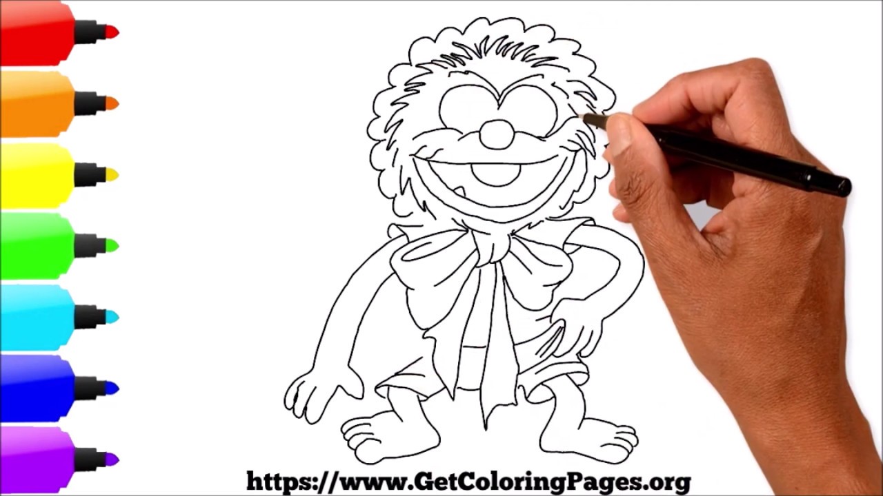 How to Draw Muppet Babies Baby Animal - YouTube