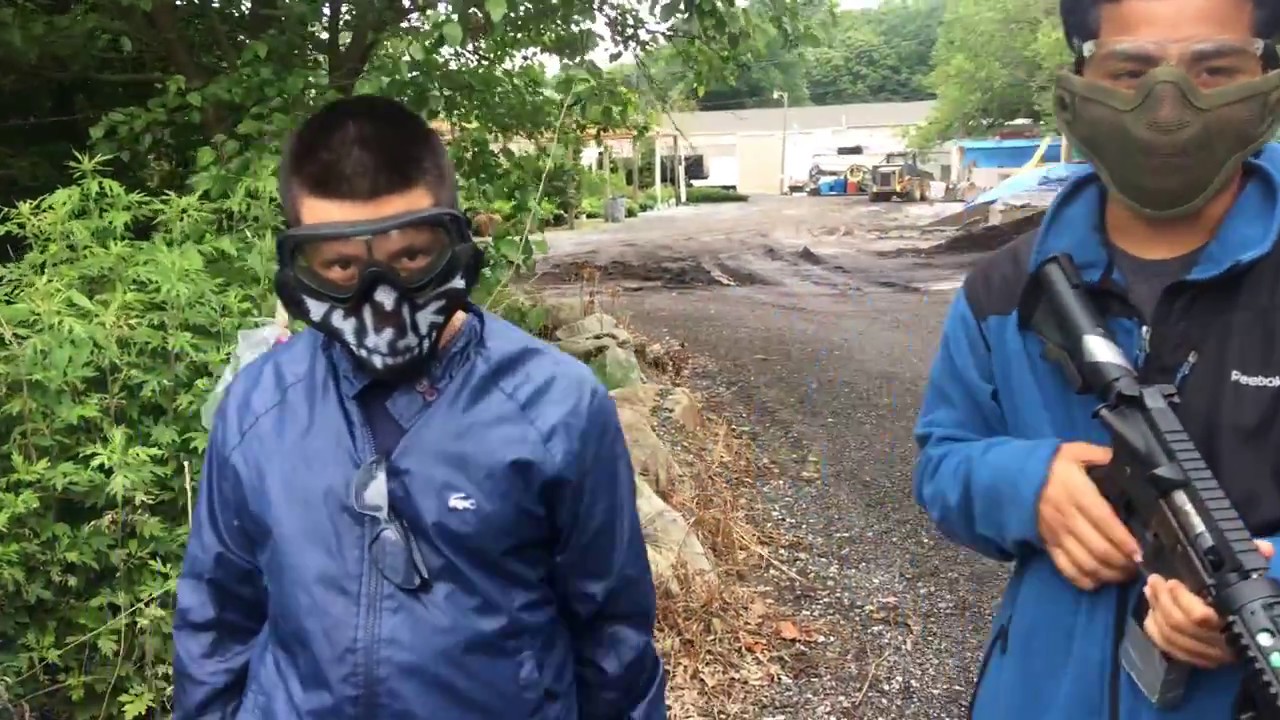 Airsoft war with friends - YouTube